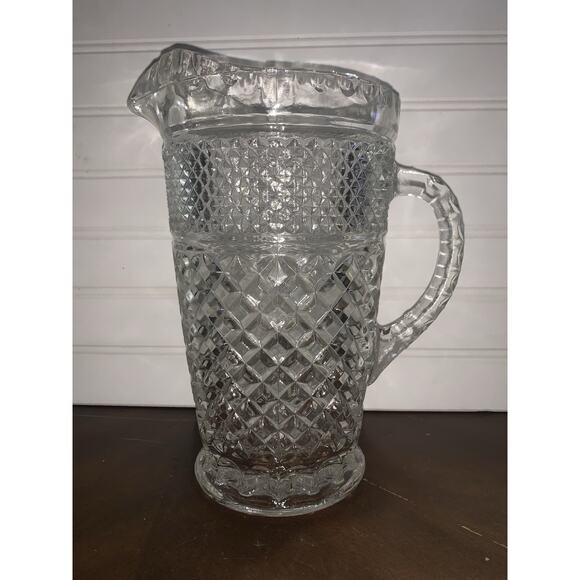 Anchor Hocking | Kitchen | Vtg Anchor Hocking Wexford Crystal Glass ...